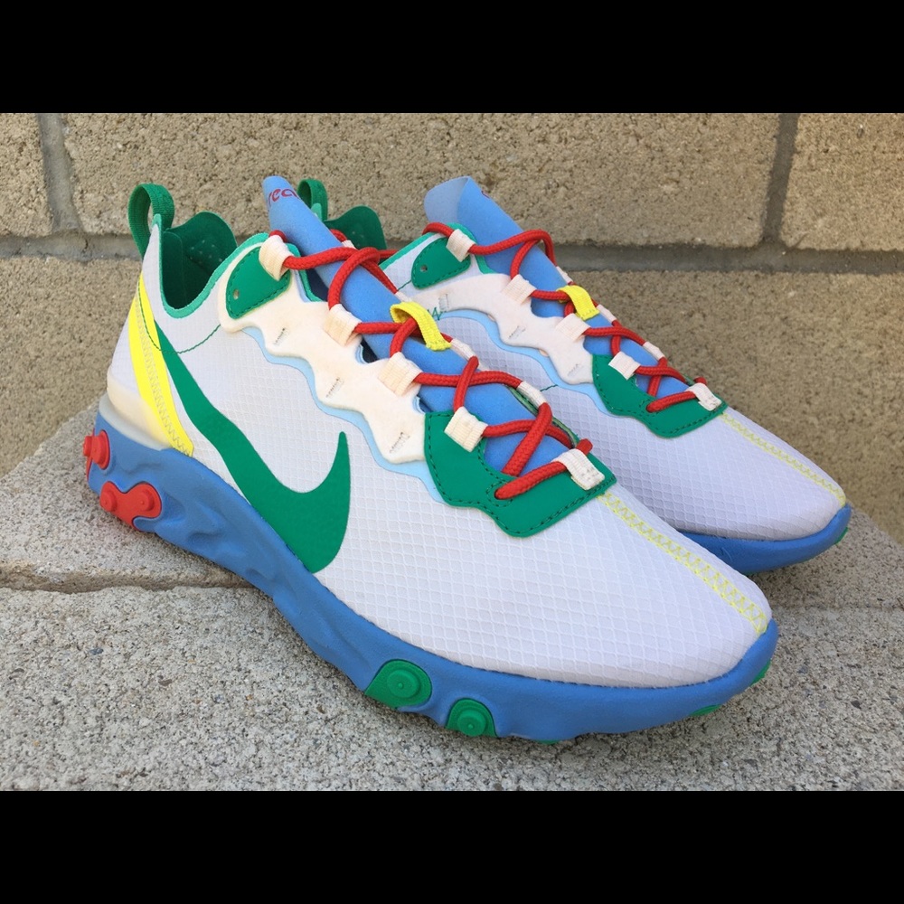 Nike React Element 55 Guava Ice Running Shoes - Gem